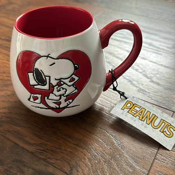 Peanuts | Dining | Peanuts Snoopy Valentines Day Mug With Gift Tag ...